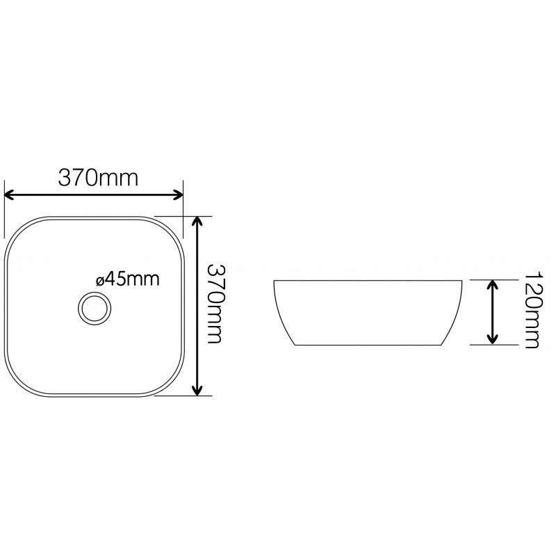 Vasque avec liseré noir salle de bain - Blog PlaneteBain